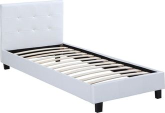 Habitat et Jardin Habitat Et Jardin - Lit simple en pvc Julia - 90 x 190 cm - Blanc