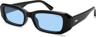 Sojos Retro Polarisierte Rechteckig Sonnenbrille Damen Herren Trendy Vintage Quadratisch Sonnerbrillen Unisex mit UV400 Schutz SJ2619