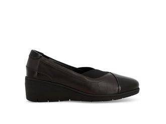 Melluso D Confortable Collier Femme en Cuir Verni et Cuir su&eacute;d&eacute; Marron Souple k91616z 39