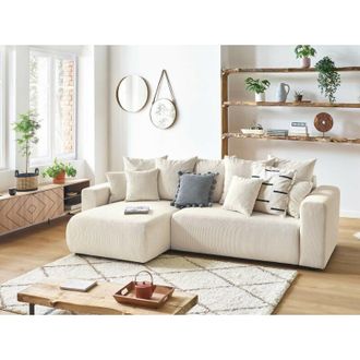 BOBOCHIC Bobochic - Canapé dangle réversible convertible coffre envy velours côtelé Beige