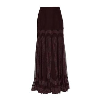 Zimmermann Valiant Panelled Maxi Rock - - Skirts - Damen - Rot - M