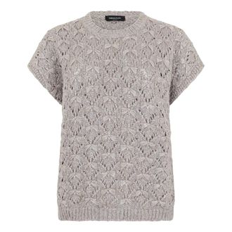 Fabiana Filippi T-Shirt mit Muster - - Knitwear - Damen - Grau - XS