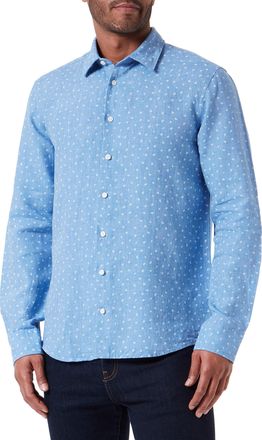 Seidensticker Mens Regular Fit Langarm Hemd Shirt, Hellblau, S