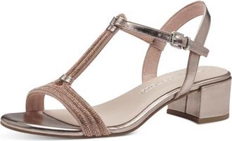 Marco Tozzi Sandale à talon by Guido Maria Kretschmer 2-28233-42 Femme, Rose Met Comb, 38 EU