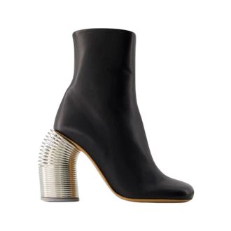 Off-white Silver Spring Stiefeletten - Leder - - Shoes - Damen - Schwarzk - 36 EU
