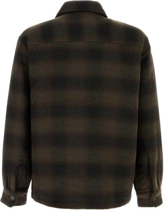 Carhartt Work in Progress Striped Flannel Jacket - Brown