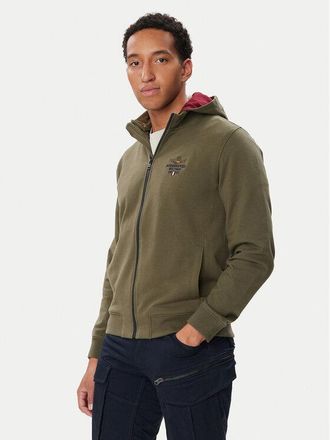 Aeronautica Aeronautica Militare Sweatshirt 262FE2097UF00662 Khakifarben Regular Fit
