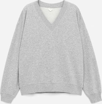 Arket Sweatshirt Mit V-Ausschnitt -Grau
