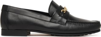 Tommy Hilfiger Slipper Tommy Hilfiger Th Chain Leather Loafer FW0FW08956 Schwarz