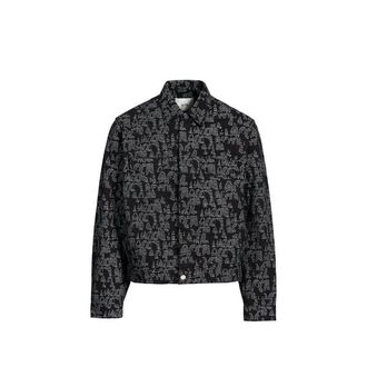 Arte Blouson imprim&eacute; col classique en coton