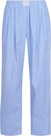 ottod'Ame Femme, V&ecirc;tements de nuit et de d&eacute;tente, Bleu, Taille: 40 FR Pantalon ray&eacute; en coton