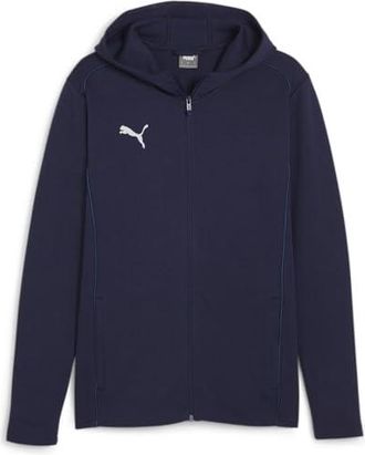 Puma Teamfinal Casuals Veste à Capuche Bleu Marine argenté, XL Mixte