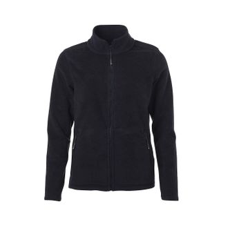 James & Nicholson Damen Fleece Jacke mit Stehkragen im Klassischen Design (XXL, Navy)