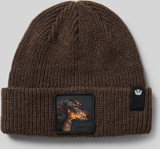 Goorin Brothers Beanie mit Motiv-Patch Modell THE SHADOW BEANIE