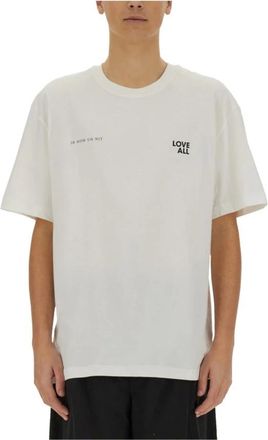 Ih Nom Uh Nit T-shirt imprim&eacute; Jesus Love All - Homme - Tops - Blanc - Taille: L