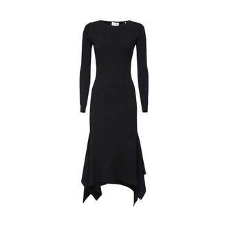 St. John Gestricktes langes Kleid - - Dresses - Damen - Schwarzk - M