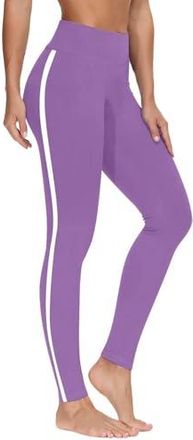 Generic Legging de sport pour femme - Opaque - Pantalon de yoga - Taille haute - Pantalon de sport - Pantalon de fitness - Push Up - Legging de yoga - Stretch
