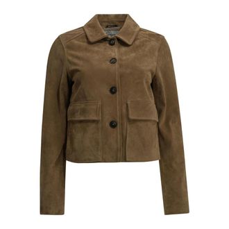 Semper Wildleder Coach Jacke - - Jackets - Damen - Braun - XS