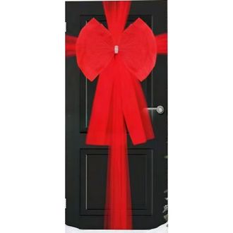 Generico Weihnachtsschleife für Tür, riesige Winterferien, große Weihnachtsschleife für Haustür | für Esszimmer, Terrasse, Veranda, Fenster, Regale, Restaurant