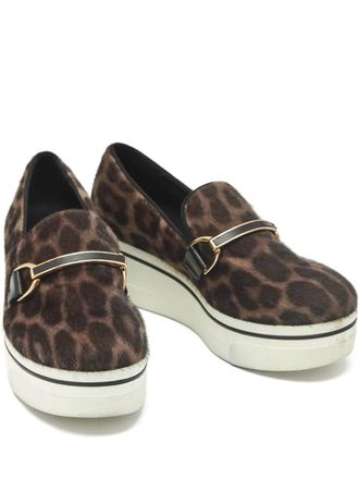 Stella McCartney Binx Sneakers mit Leoparden-Print - Braun