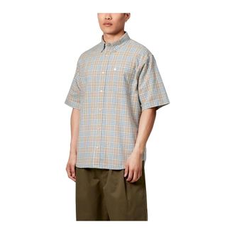 Carhartt Work in Progress Chemise Niven Check - Homme - Chemises - Beige - Taille: L