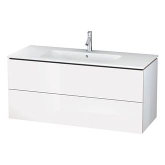Duravit L-Cube Waschtischunterbau wandh&auml;ngend, 2 Schubk&auml;sten, - Duravit