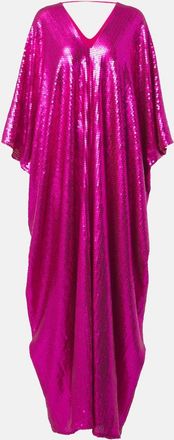 Taller Marmo Kaftan Gala Disco mit Pailletten
