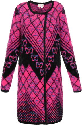 Izia Strickjacke Frauen schwarz mehrfarbig