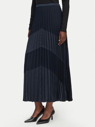 HUGO BOSS Faltenrock Vennyta 50562785 Dunkelblau Regular Fit