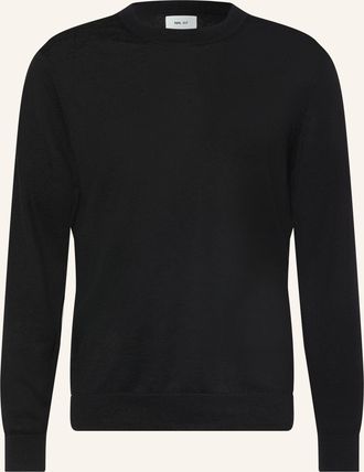 Nn.07 Nn.07 Leinenpullover Ted schwarz