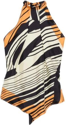 Raquel Diniz Femme, Tops, Multicolore, Taille: 40 FR Halterneck Tie Top