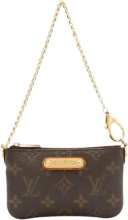 Louis Vuitton Mini Pochette Pre-owned - Femme - Pre-owned - Brun - Taille: ONE Size