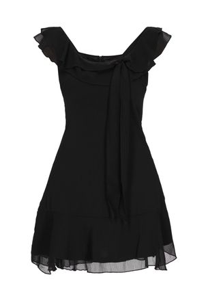 Mymo Kleid Frauen Schwarz