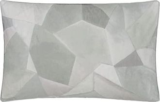 Designers Guild Designer Guild bedruckter Baumwoll-Perkal-Kissenbezug, modernes Geo-Zinn, 50 x 75 cm