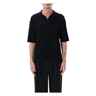 Roberto Collina Over Polo - - Tops - Herren - Schwarzk - L