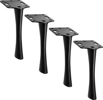 Generic 15, 17, 19 cm Robuste M&ouml;belf&uuml;&szlig;e Aus Metall, Schrankf&uuml;sse Goldfarbene Ersatz-Nivellierf&uuml;&szlig;e F&uuml;r Hocker, St&uuml;hle Und Ottomane, Mit Rutschfesten Gummif&uuml;&szlig;en