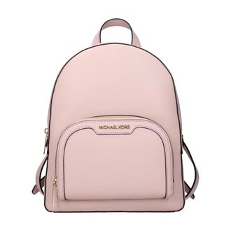 Michael Kors Rosa Leder Rucksack mit Frontlogo - - Bags - Damen - Rosa - ONE SIZE