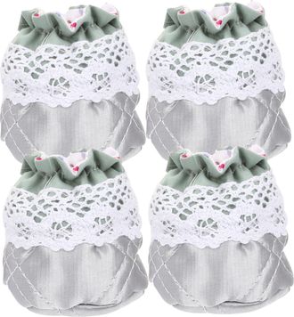 DOITOOL SEWACC 4 Stück Stuhlbeinschoner aus Robustem Material Geräuschdämpfend und Kratzfest Passend für Küchen Esszimmer und Barhocker Schützt Möbel und Bode