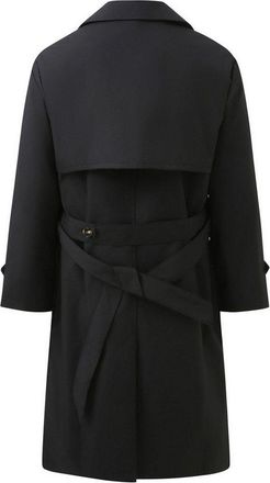 AlltheMen Trenchcoat mit G&uuml;rtel Herren Langmantel zweireihig Mantel klassische Herbstjacke