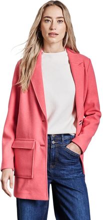 Street One Damen A202048 Jacke Mit Reverskragen, Light Coral Pink, 42 EU