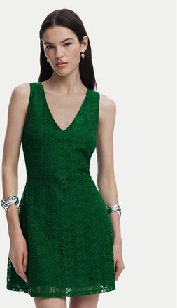 Desigual Coctailkleid 25SWVW53 Grün Slim Fit