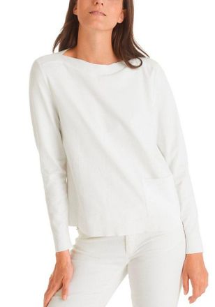 Marc Cain Rundhalspullover Collection Essential Premium Damenmode Pullover Rethink Together