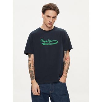 Pepe Jeans London T-Shirt Claude PM509390 Dunkelblau Regular Fit