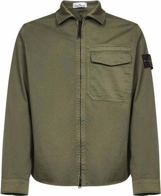 Stone Island Homme, Vestes, Vert, Taille: 2XL Stone Island Chemises