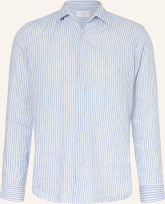 Eton Leinenhemd Regular Fit blau