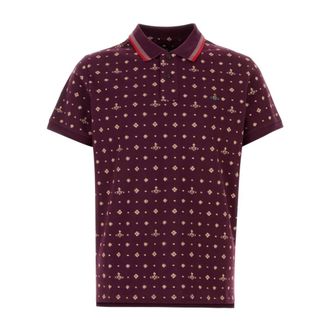 Vivienne Westwood Piqu&eacute;-Polohemd mit Stickerei - - Tops - Herren - Mehrfarbig - S