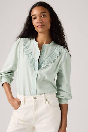 Levi's Jane Eyelet Bluse - Damen - Blau / Blau