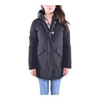 Woolrich Arctic Parka mit Urban Touch Stoff - - Jackets - Damen - Schwarzk - M