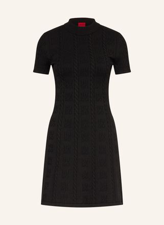 HUGO BOSS Hugo Strickkleid Sinanty schwarz