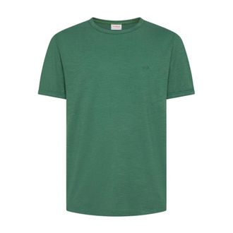 Sun 68 Homme, Tops, Vert, Taille: 2XL T-Shirt Jersey Slub S/S